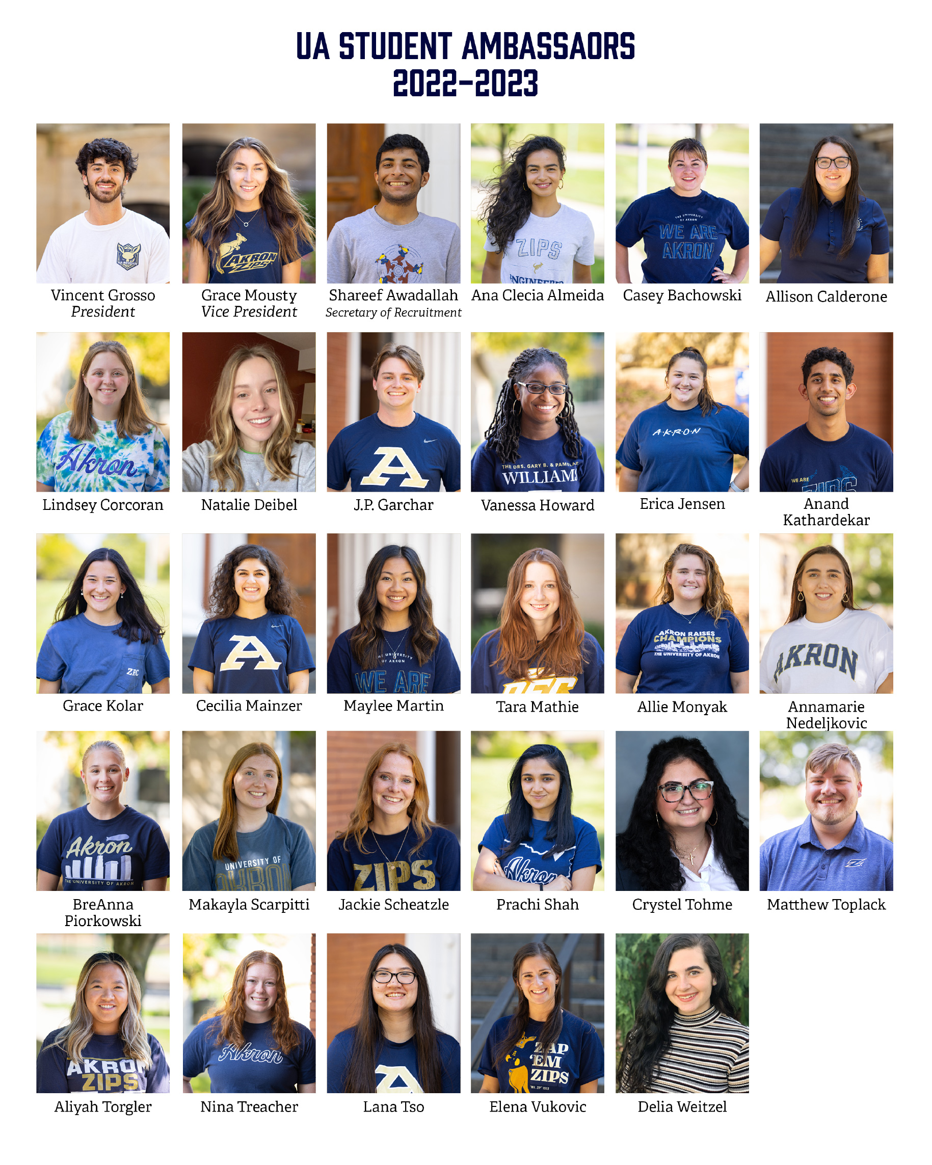 Ambassadors : The University of Akron, Ohio