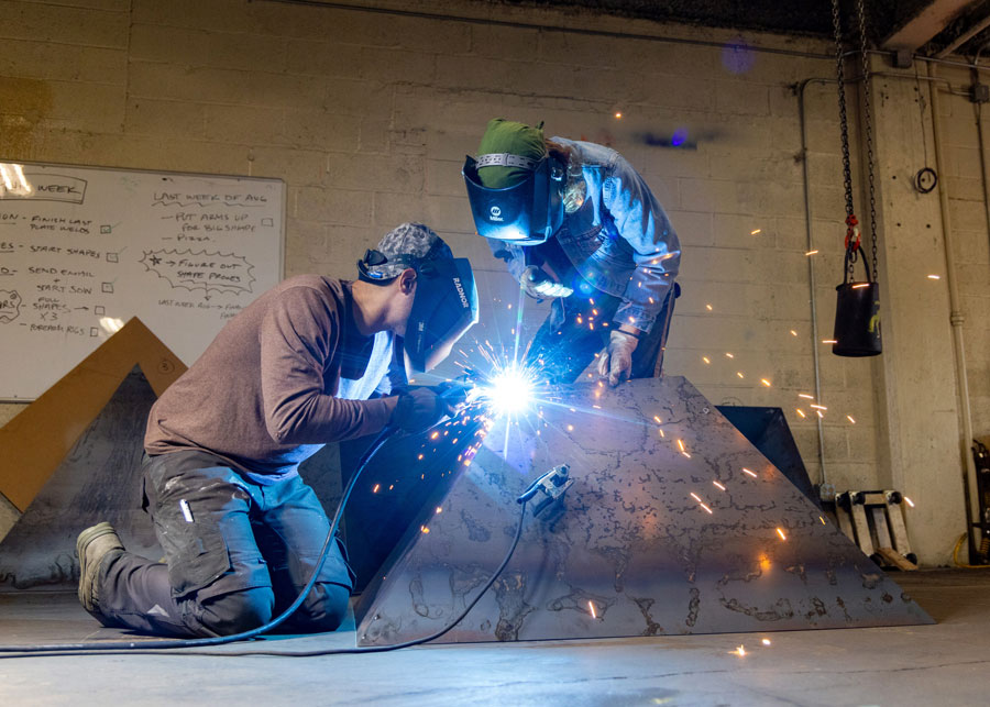 Forged in Metal: Mentorship Between Sculptor and Art Student | The ...