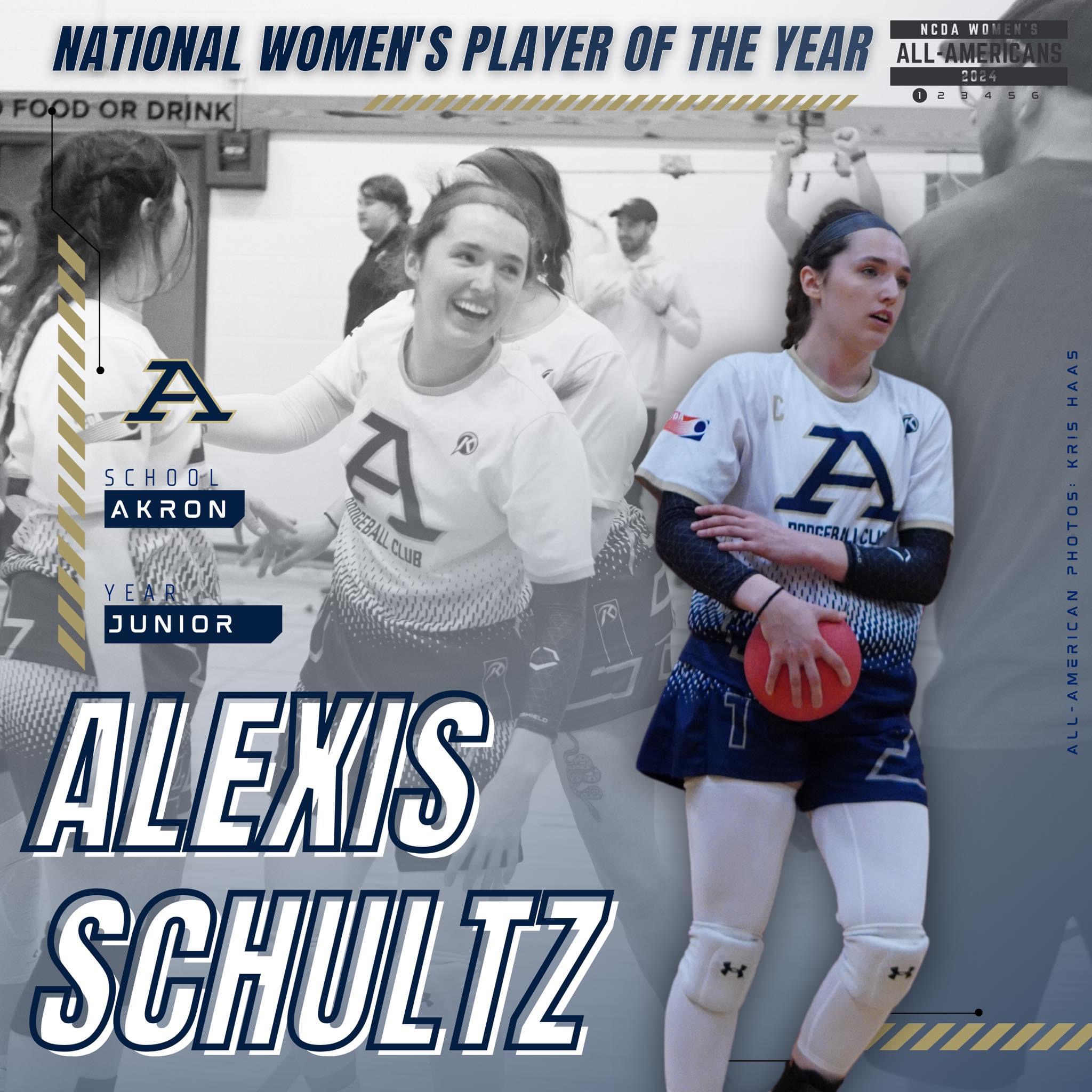 Alexis Schultz named national dodgeball player of the year; team ...