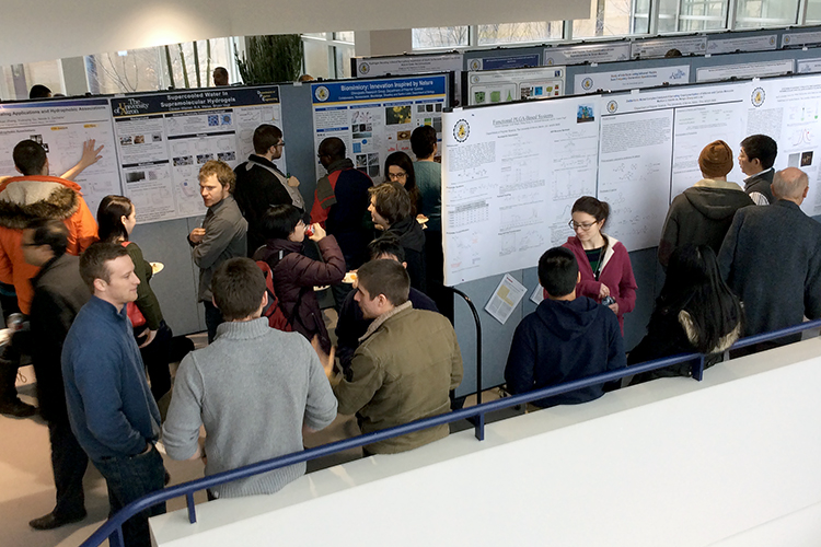 Dozens of prospective students visit the College of Polymer Science and ...
