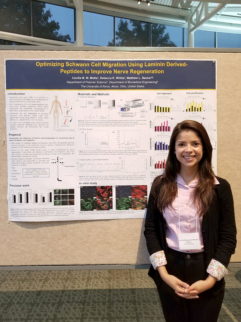 Polymer Science Grad Assistant Brings Home “Best Poster in Neural ...
