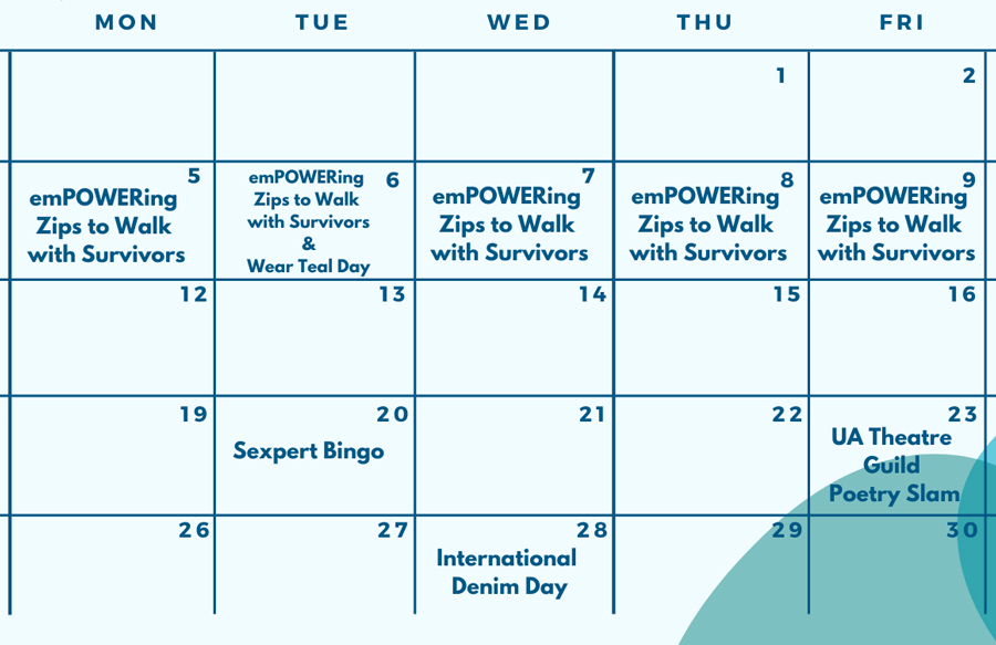 Sexual Assault Awareness Month : The University of Akron, Ohio